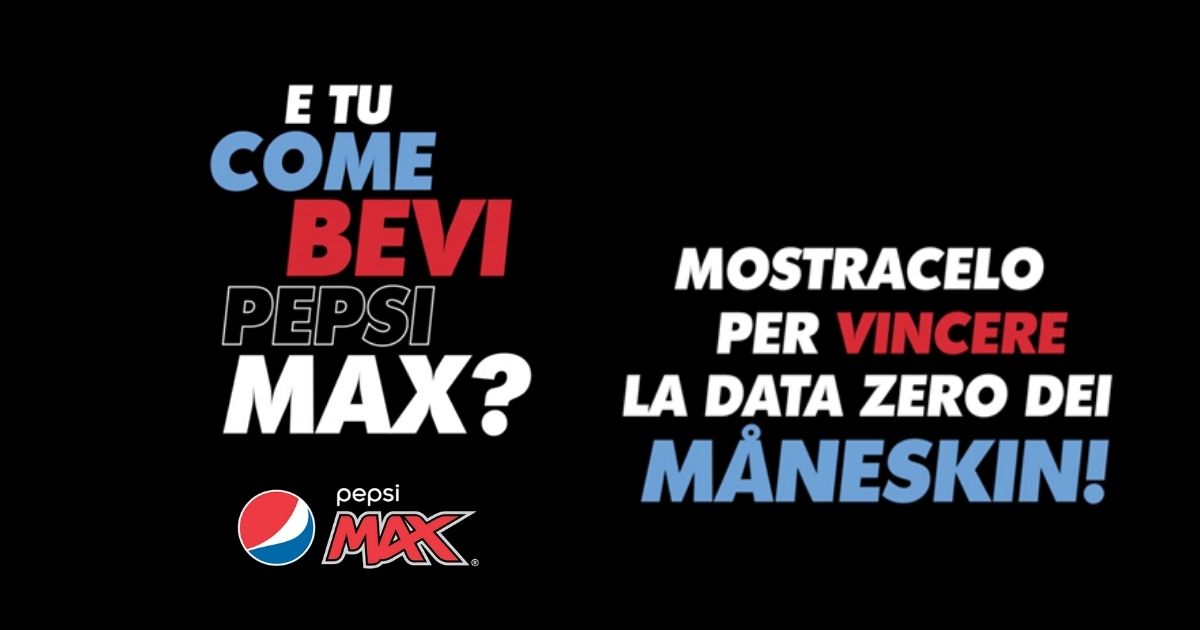 Concorso Pepsi MAX #sceglicome - Promosfera Case History