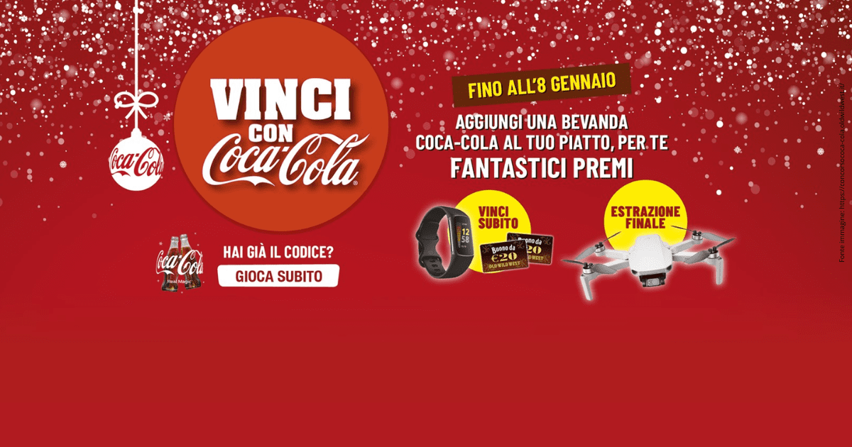 Concorso A Natale vinci con Coca-Cola - Your Contest